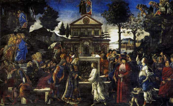 Botticelli in the Sistine Chapel