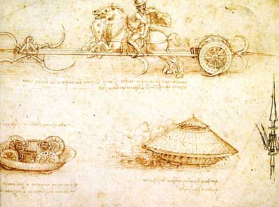 Leonardo Da Vinci weapons of war